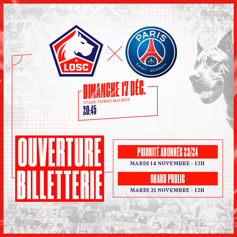 Billetterie officielle du LOSC - Achat de billets | LOSC | LOSC