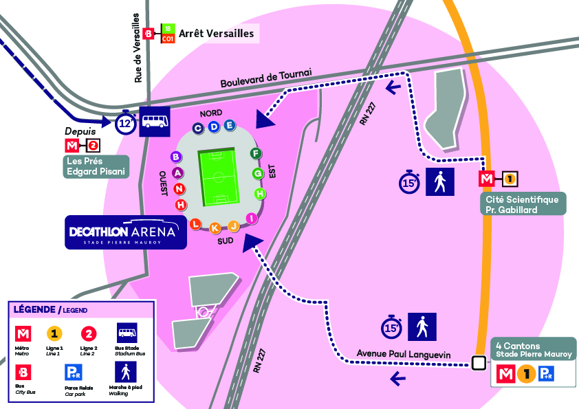 VENIR AU STADE | LOSC